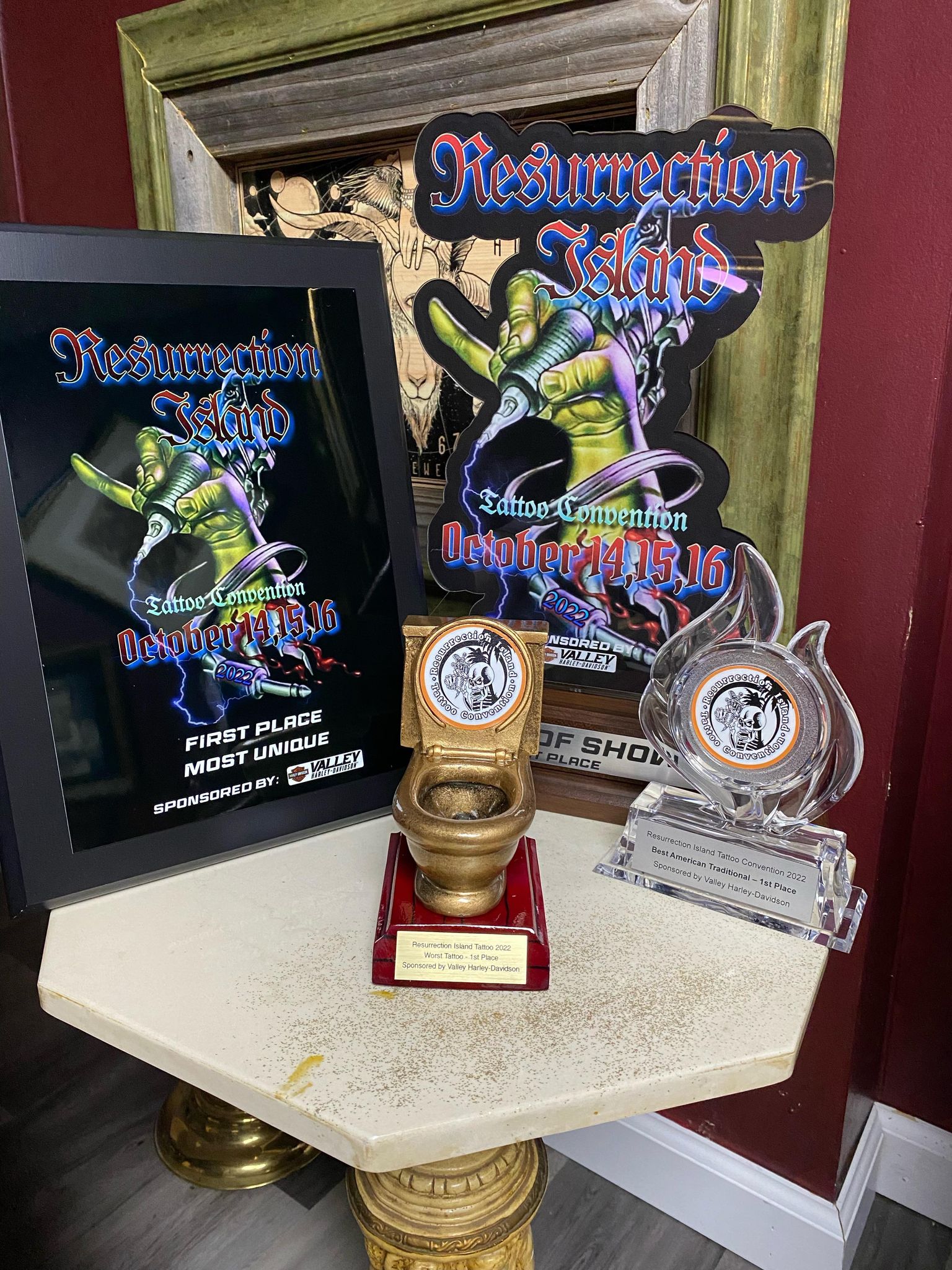 Competitions & Awards - Resurrection Island Tattoo