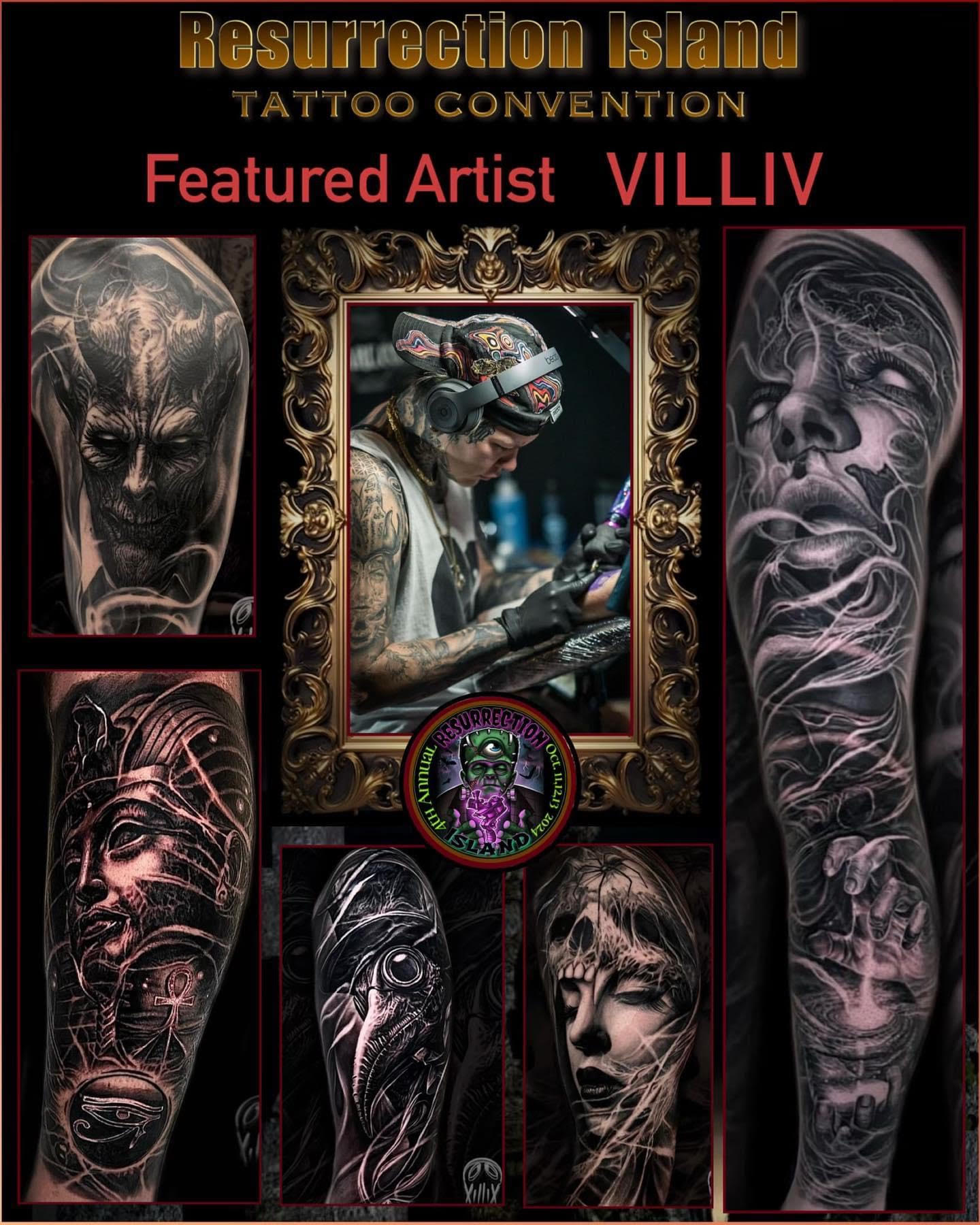 Featured Artists 2024 - Resurrection Island Tattoo